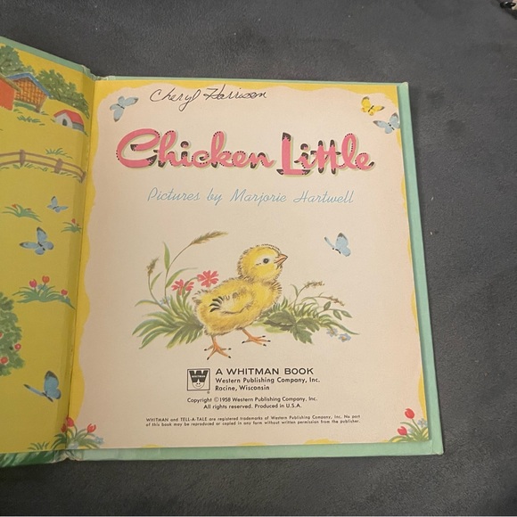 Vintage | Other | Vintage Chicken Little Book From 958 | Poshmark